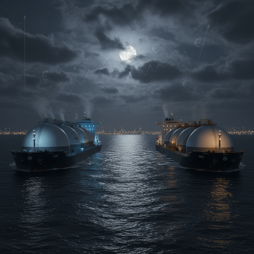 The Future of Liquid Hydrogen Carriers: Economics vs Ammonia