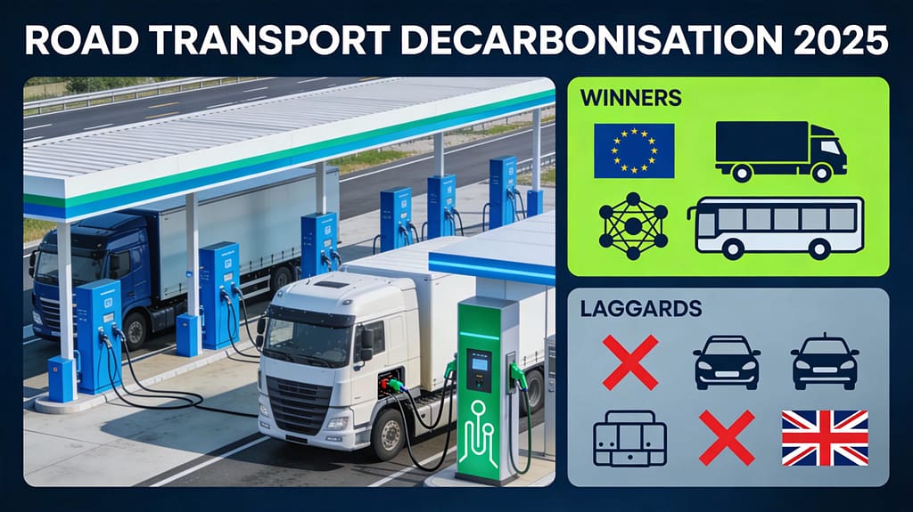 Road Transport Decarbonisation 2025 Review: UK & Europe Winners and Losers